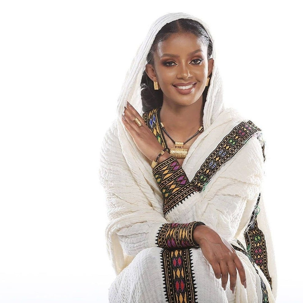 Modern Fetil Habesha Dress Handwoven Habesha Kemis Traditional Ethiopi ...