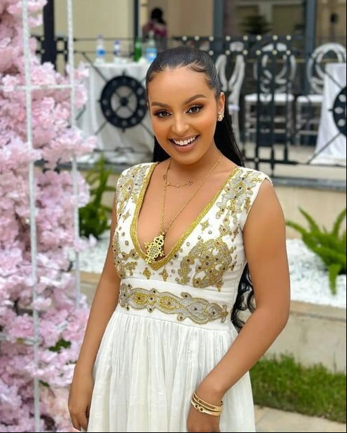 Beautiful Habesha Kemis Handwoven Habesha Dress Ethiopian Traditional ...