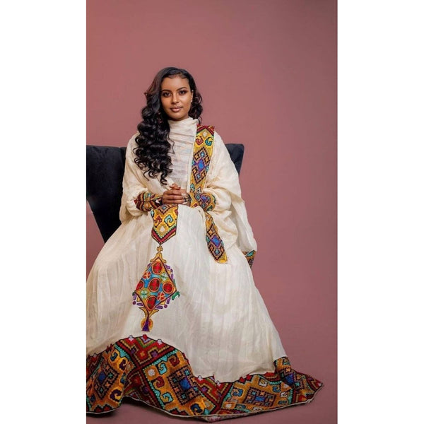 Unique Habesha Libs Handwoven Habesha Kemis Simple Habesha Dress Ethio ...