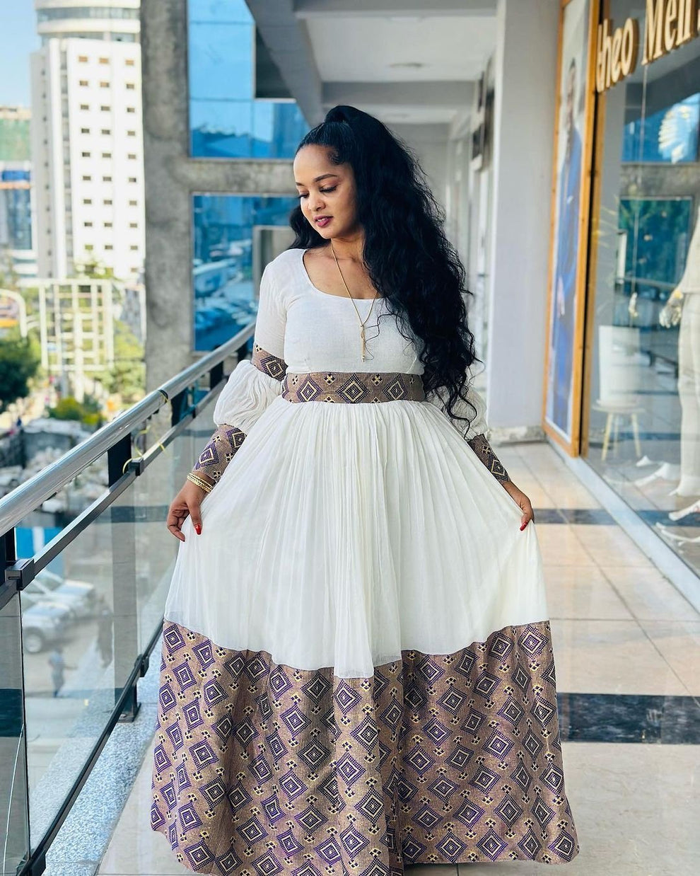 Elegant Habesha Dress Modern Habesha Kemis Design Habesha Libs es0088 – TheEthiopianStore