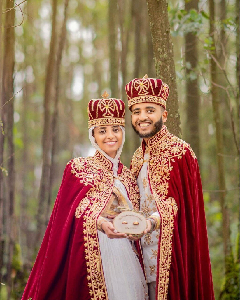 Ethiopian Wedding Kabba with Crown for Couple's Custom Made es00100 ...