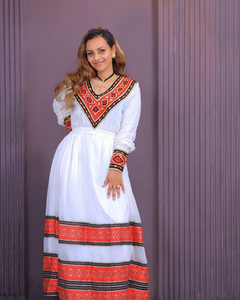 Gorgeous Pattern Habesha Dress Modern Habesha Kemis Design Habesha Lib ...