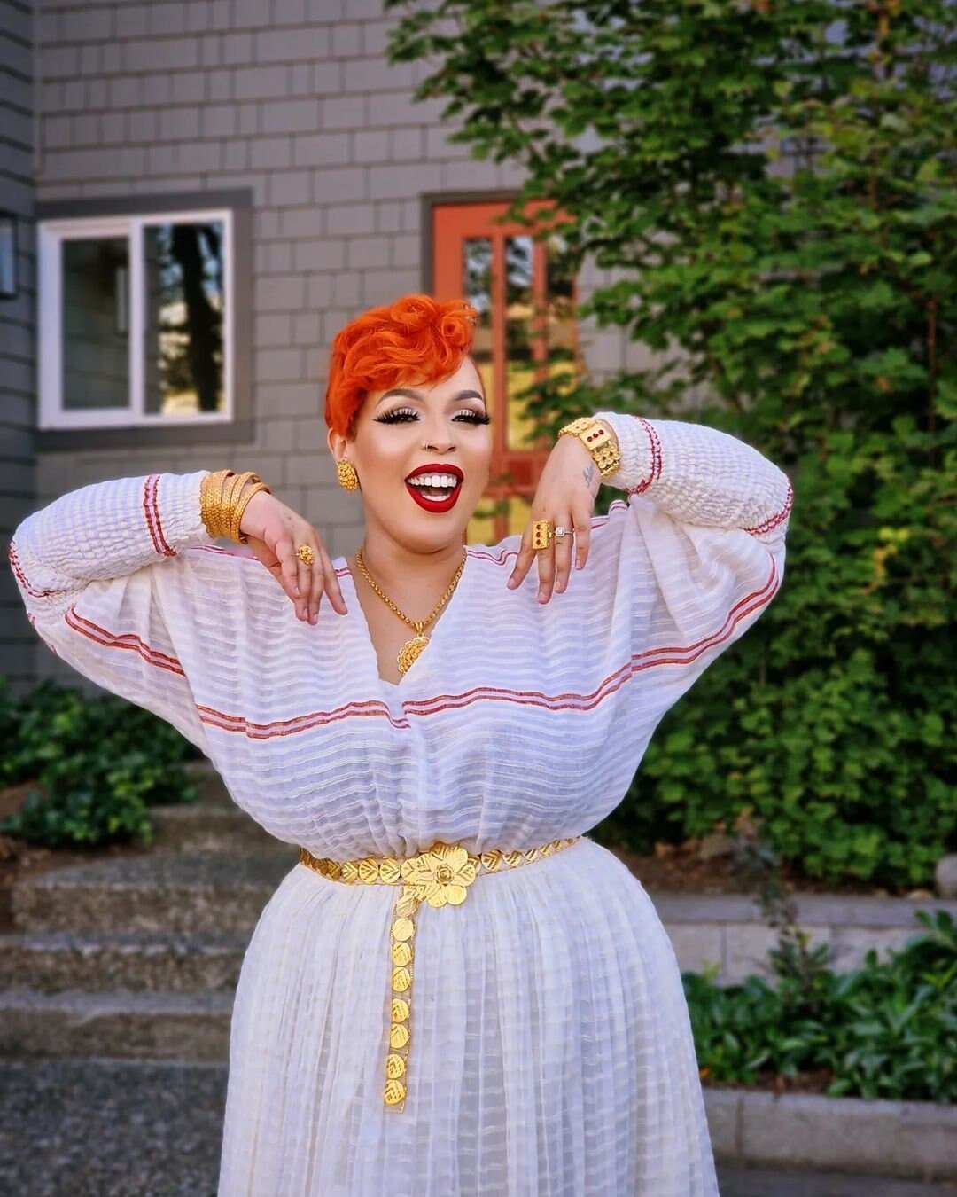 Pink Design Tilet Habesha Dress Handwoven Habesha Kemis Design Habesha ...