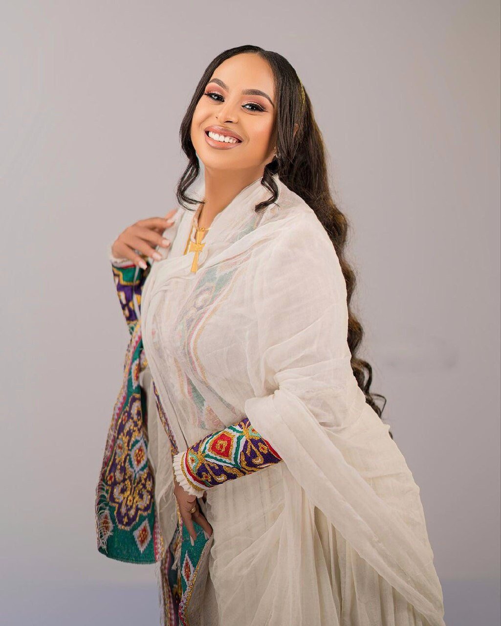 Detailed Pattern Habesha Dress Habesha Kemis Design Habesha Libs es001 ...