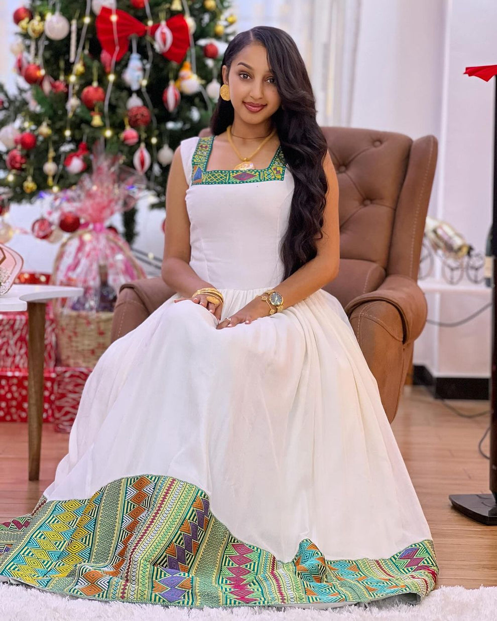 Intricate opulence habesha dress exquisite pattern habesha kemis ...