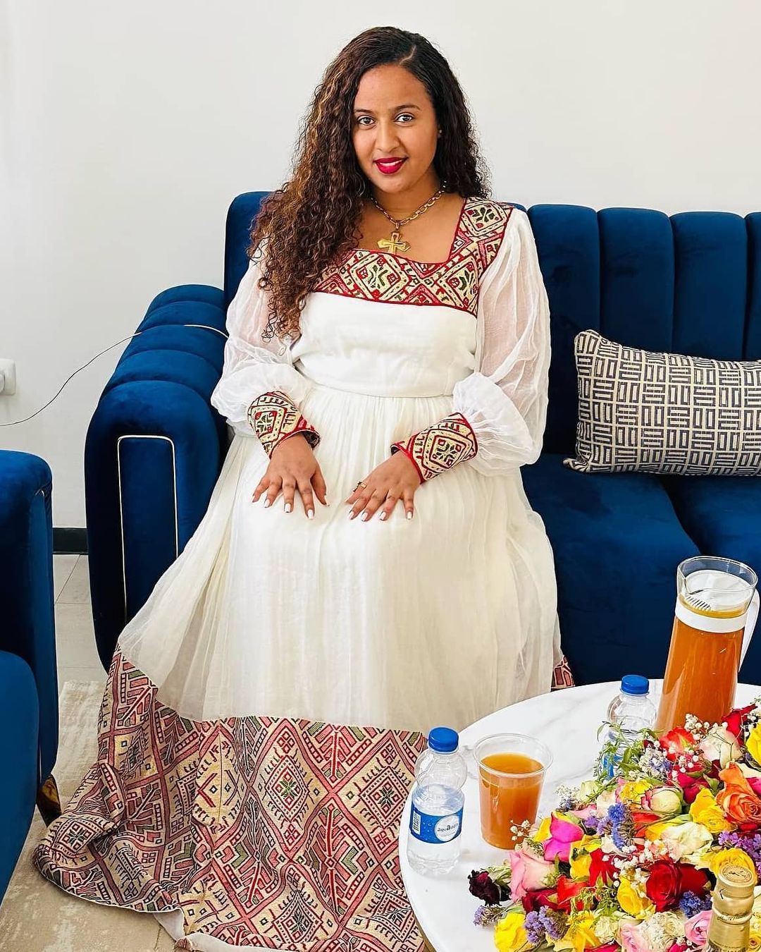 Colorful Design Beautiful Habesha Dress Modern Habesha Kemis Tradition ...
