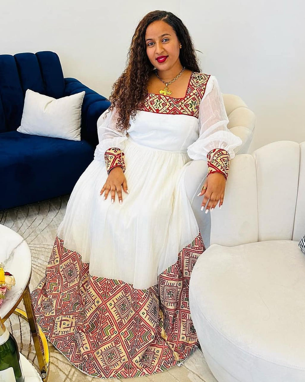 Colorful Design Beautiful Habesha Dress Modern Habesha Kemis Tradition ...