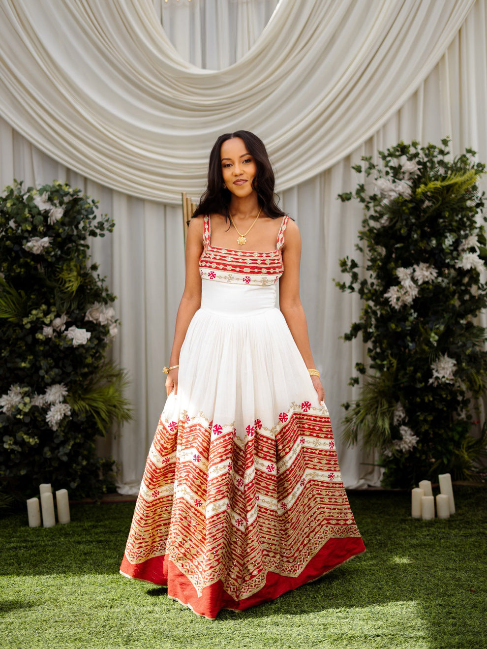 Traditional Ethiopian Wedding Attire Classic Habesha Kemis Collection ...