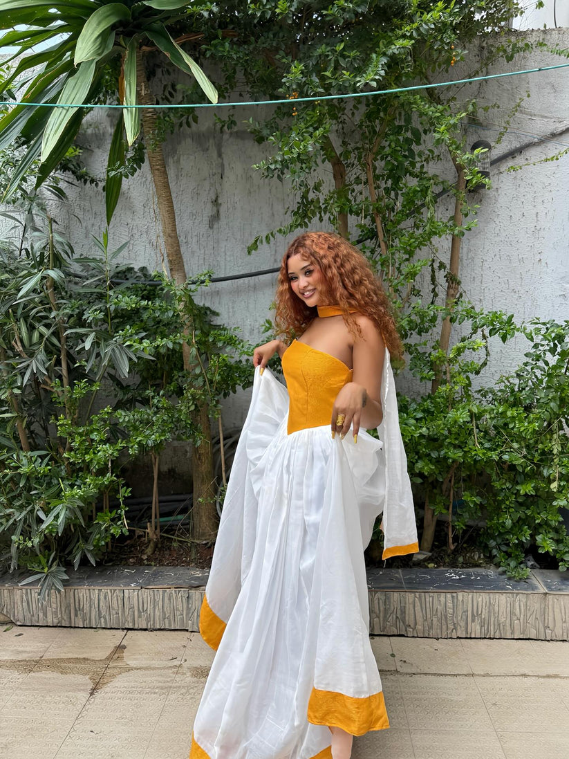 Habesha Dress Modern Beauty Inspired by Traditional Ethiopian Dress ...
