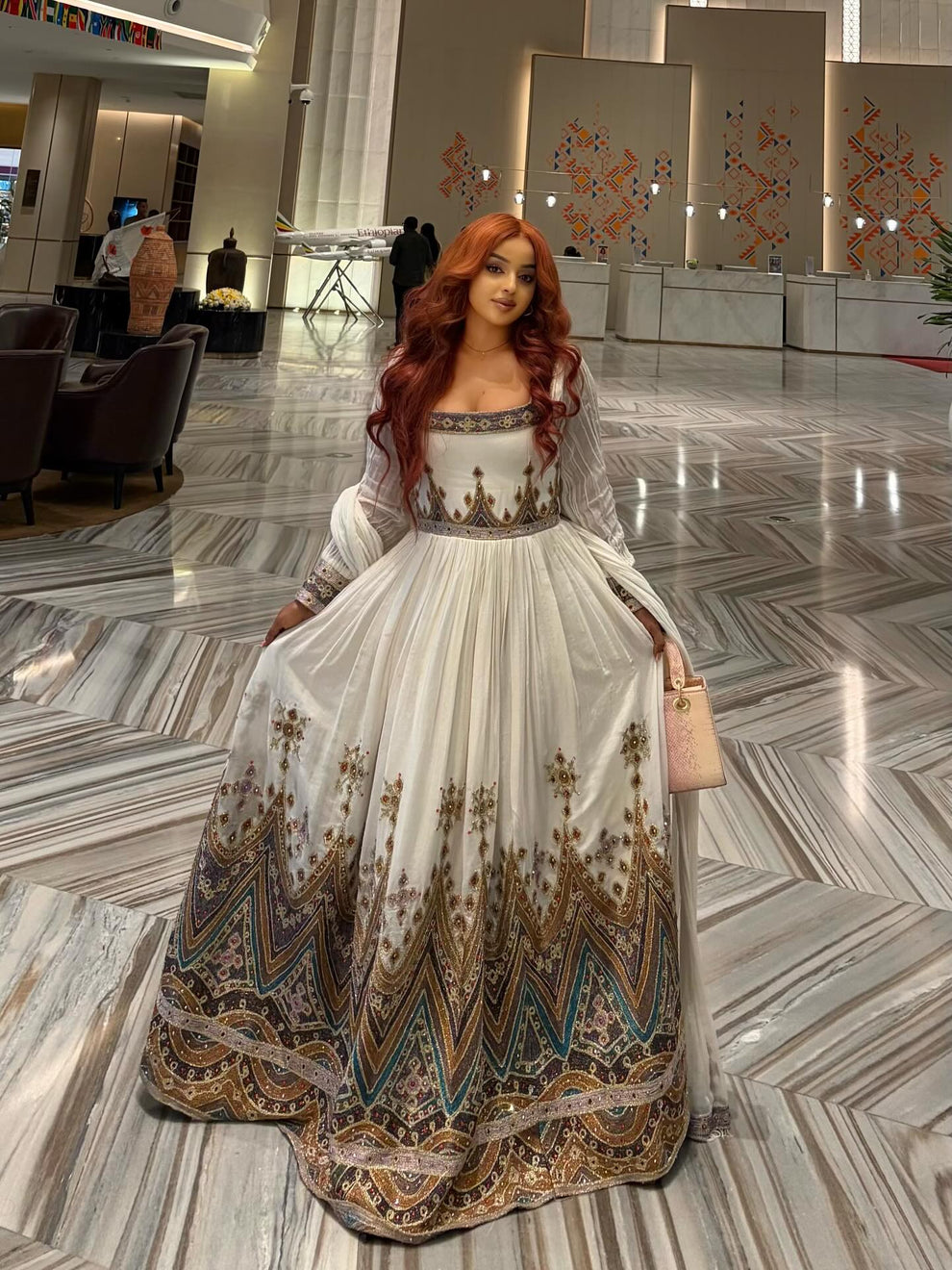 Ethiopian Clothing Inspired by Traditional Habesha Wedding Style ...